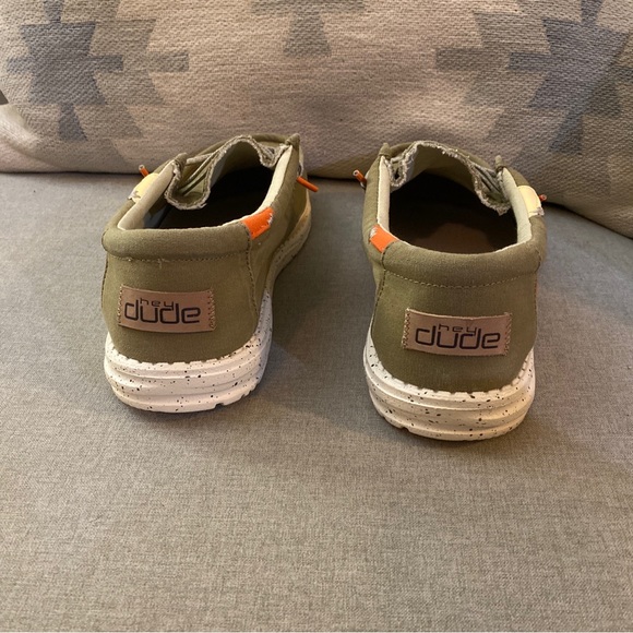 Hey Dude | Shoes | Hey Dude Wally Washed Kalamata Khaki 1 Nwt | Poshmark